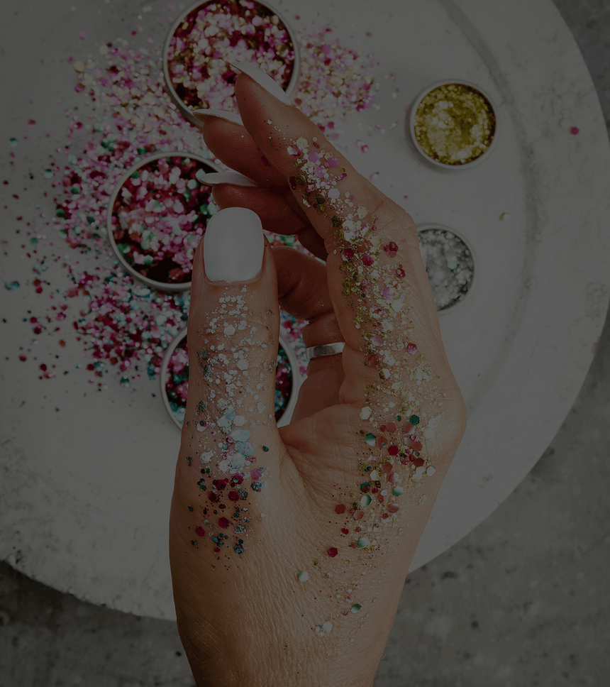 7 beautiful ways to apply glitter to your face - using bioglitter ...